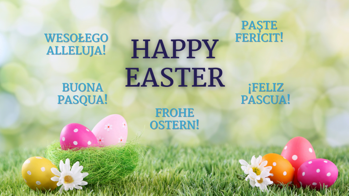 Easter Greetings in different European languages | Andiamo! The ...